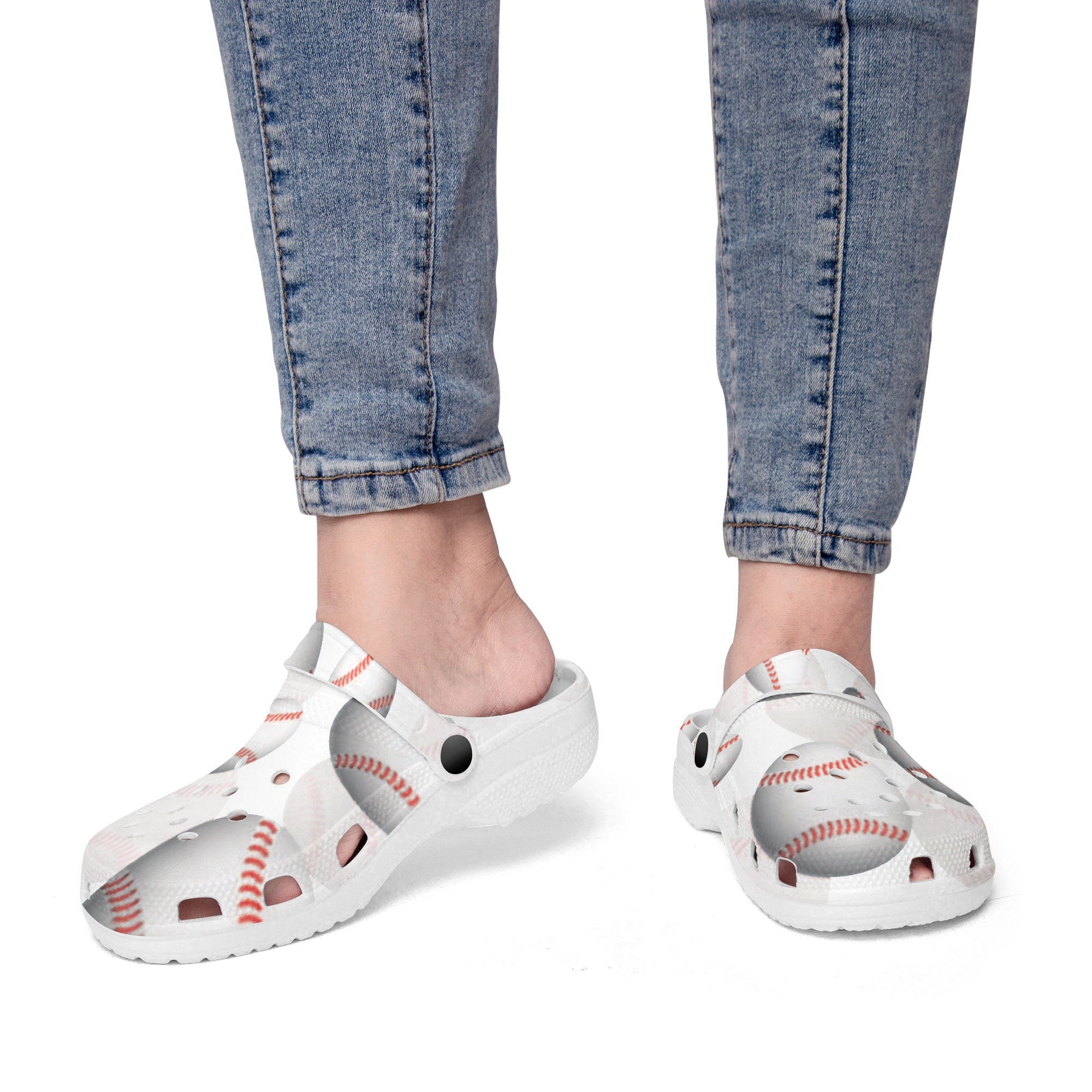 Personalisierte Clogs Crocs Stil Baseball Clogs Geschenk - Etsy.de