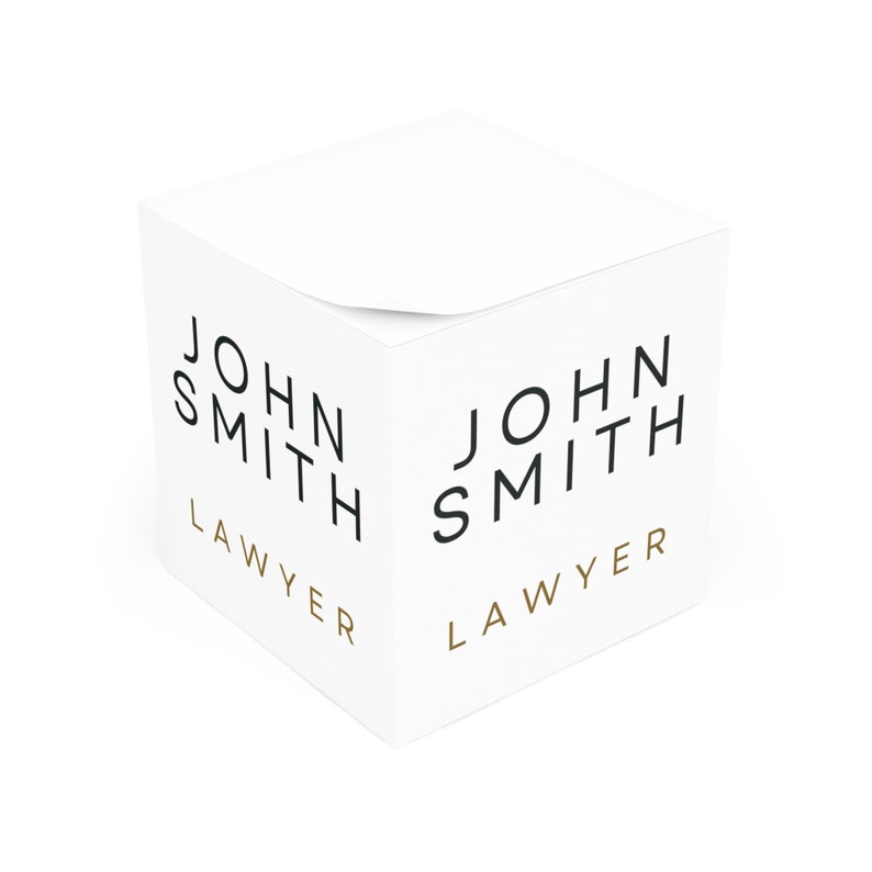 Custom Sticky Note Cube, 700 SHEETS, Sticky Notes Business Logo ...
