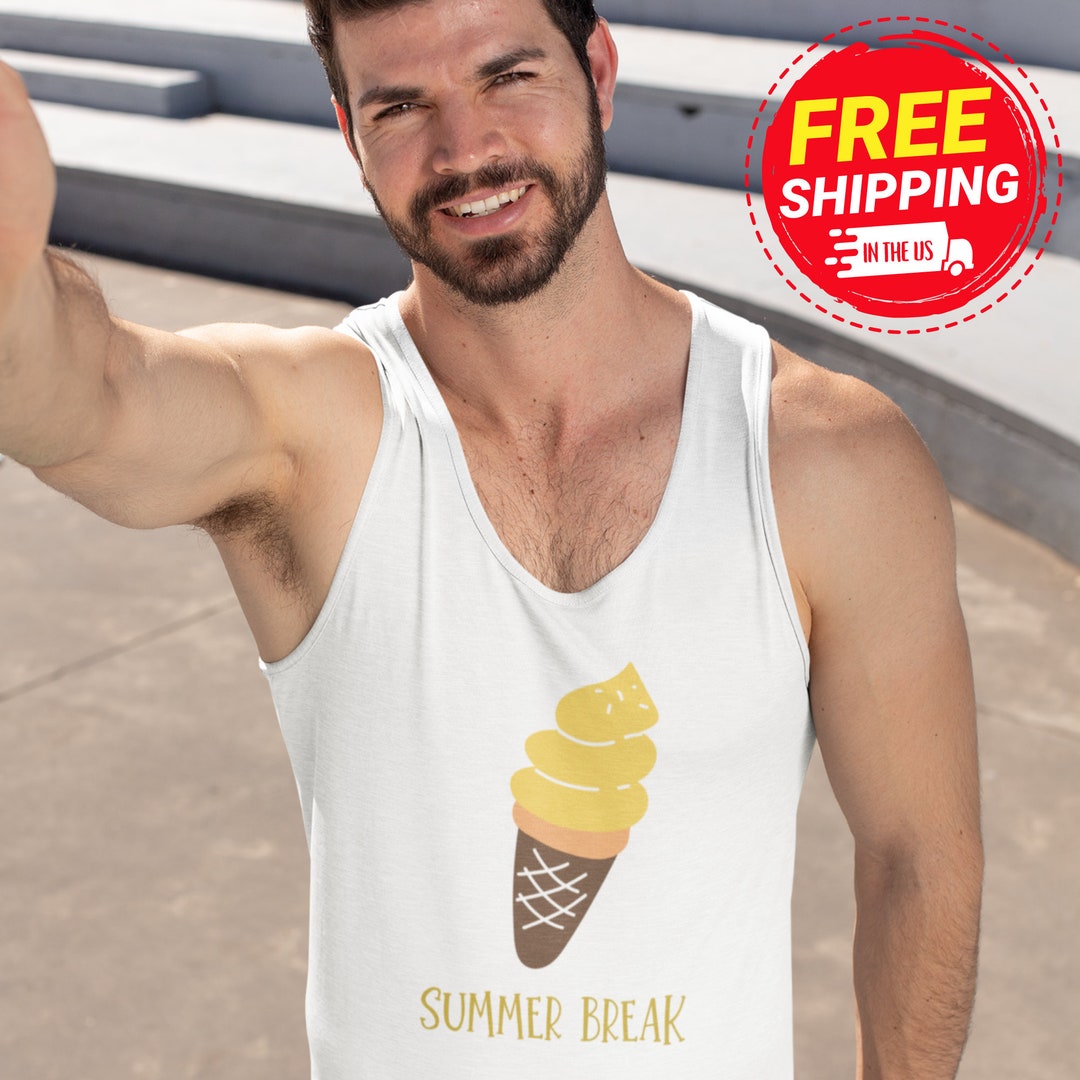 Summer Break Tank Top, Ice Cream Tank, Summer Tank, Beach Tank Top ...