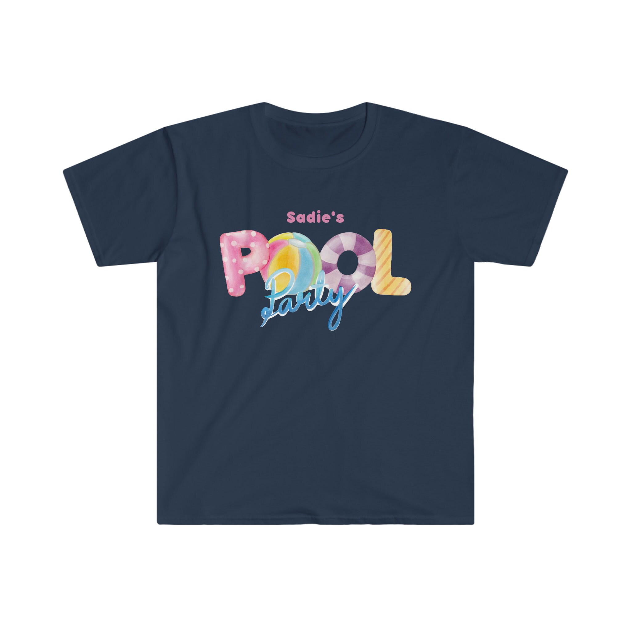 Custom Pool Party Shirt Pool Party Tshirt Custom Pool Party - Etsy
