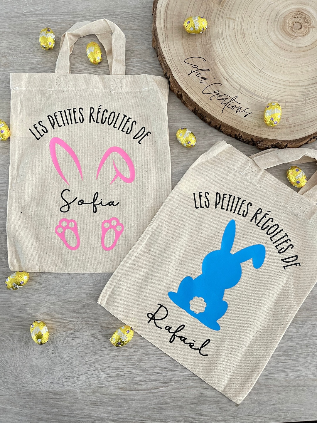 Personalized Easter Bag Personalized Rabbit Bag Child Easter Gift Egg ...