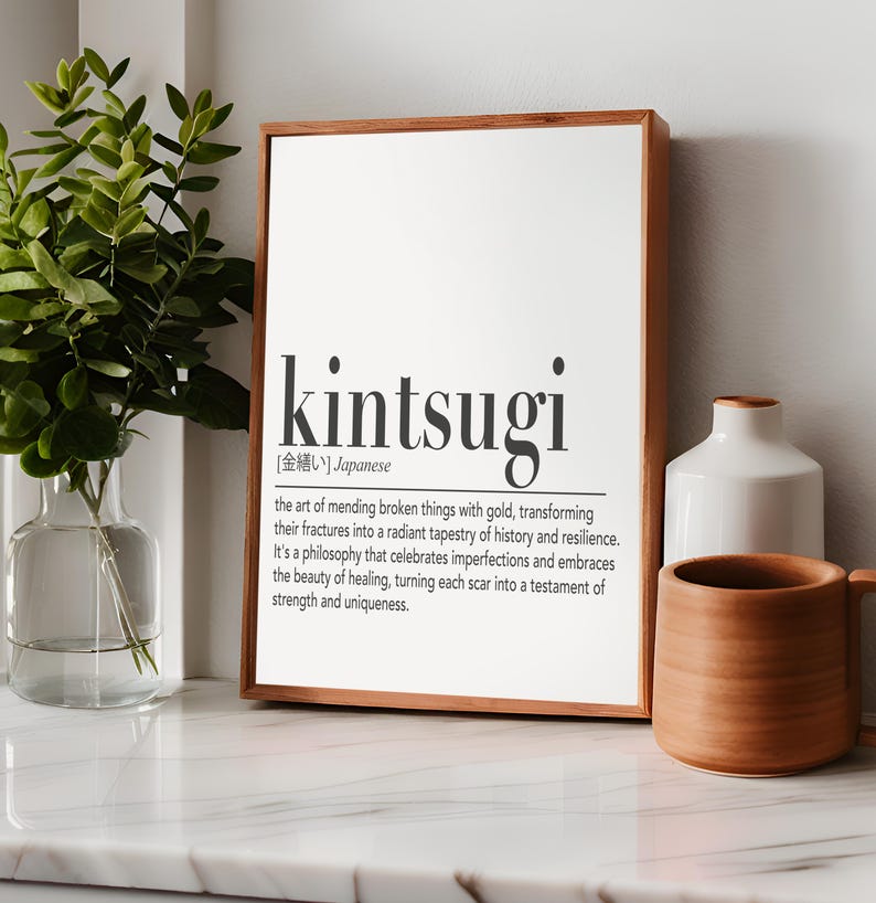 Kintsugi Definition Print: Japanese Wall Art (digital Download) - Etsy