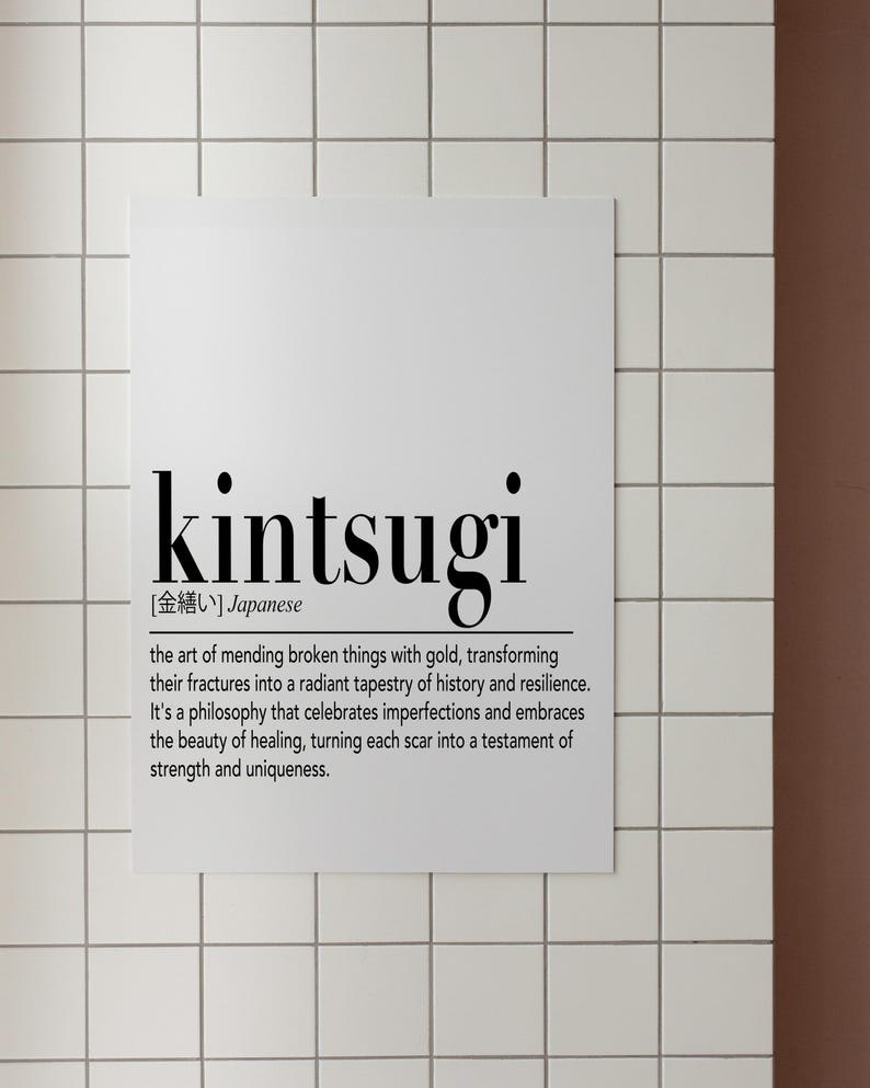 Kintsugi Definition Print: Japanese Wall Art (digital Download) - Etsy
