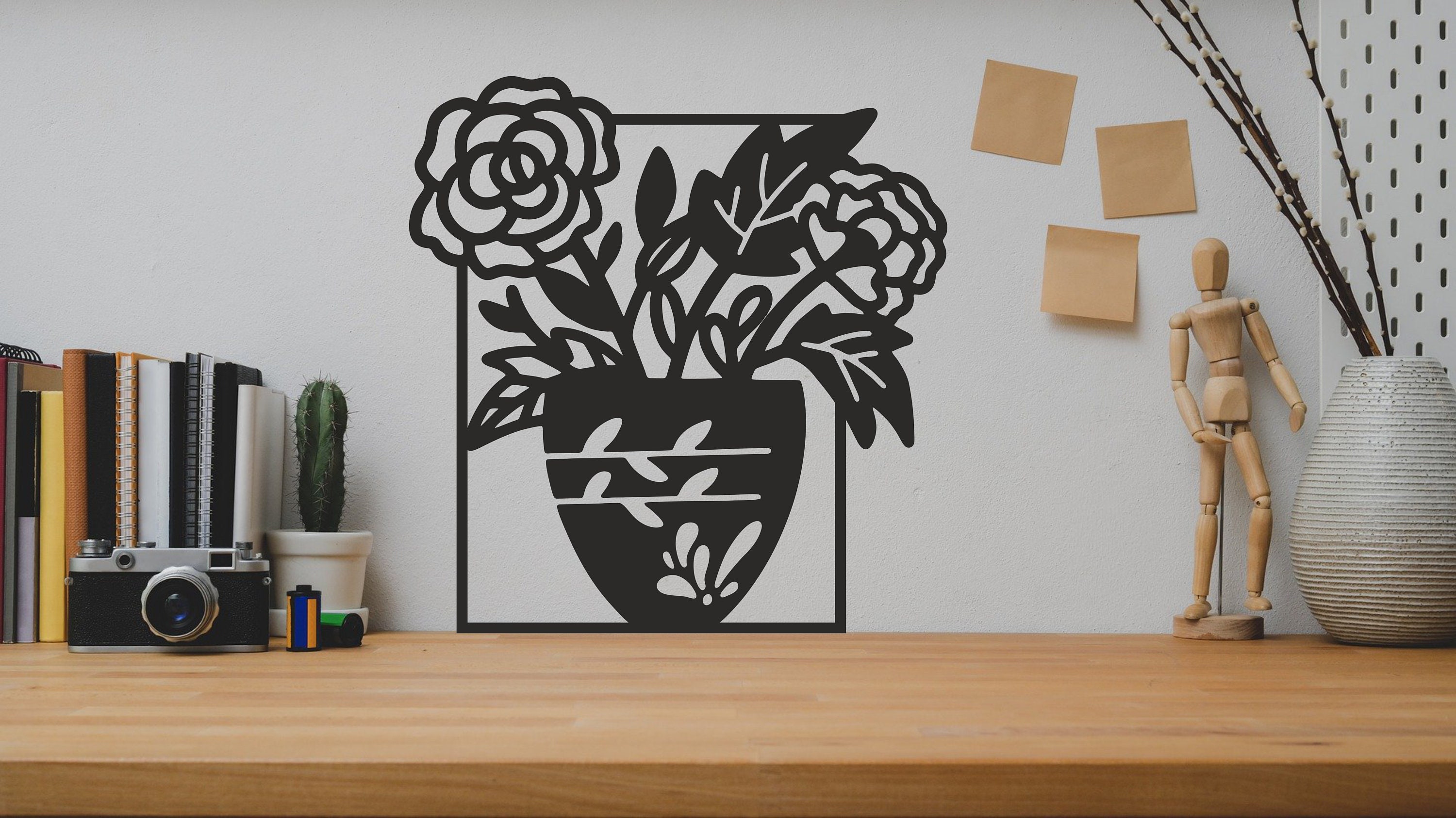Flower Wall Decor Cut Files CNC laser Cutplasmaglowforge - Etsy