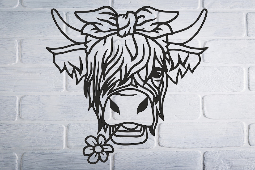 Cow SVG/DXF - Digital Download (dxf, Svg, Pdf, Cdr, Ai) - Laser CNC ...