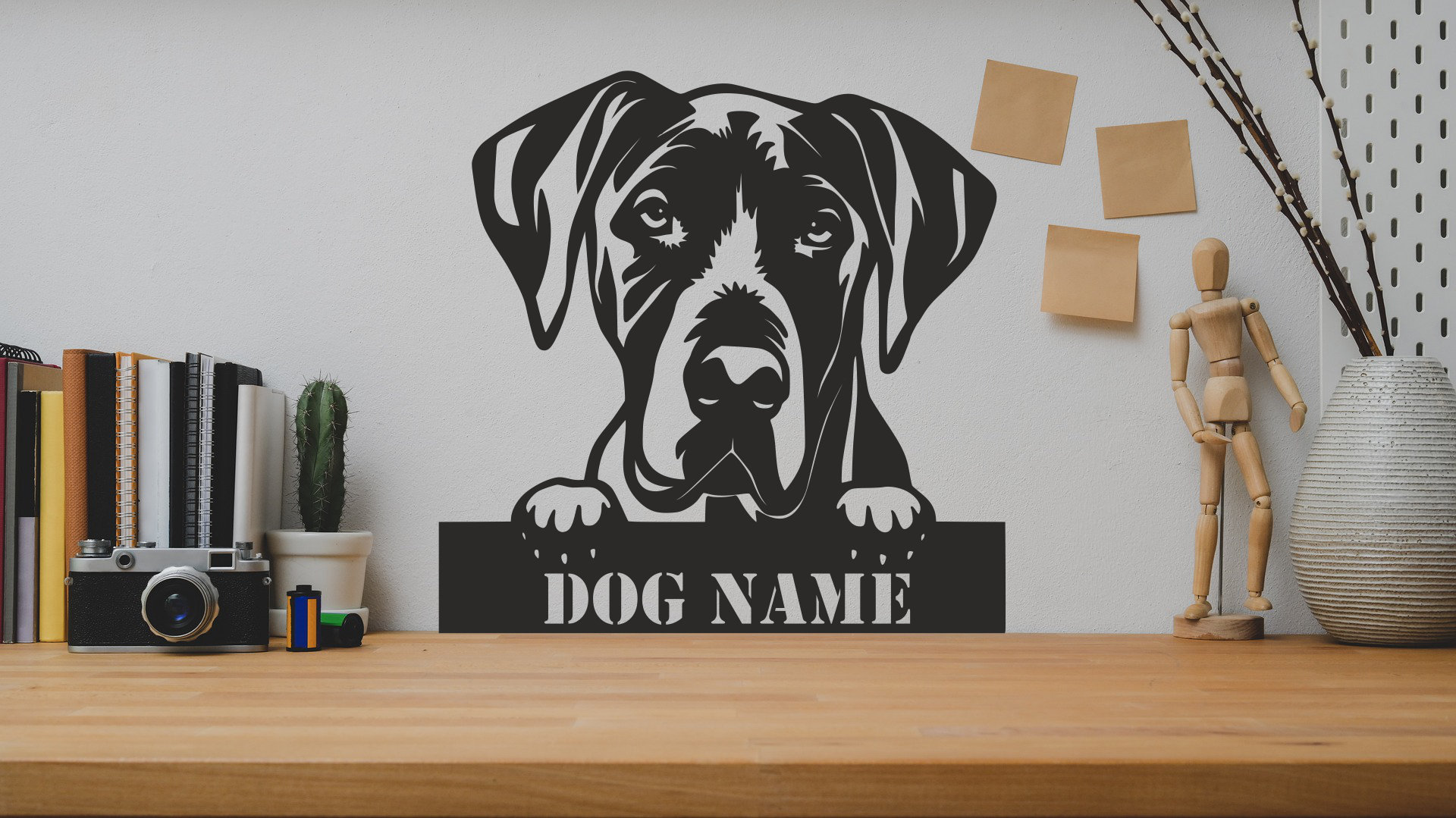 Great Dane Dog SVG/DXF - Digital Download Pdf, Dxf, Cdr, Ai, Svg ...