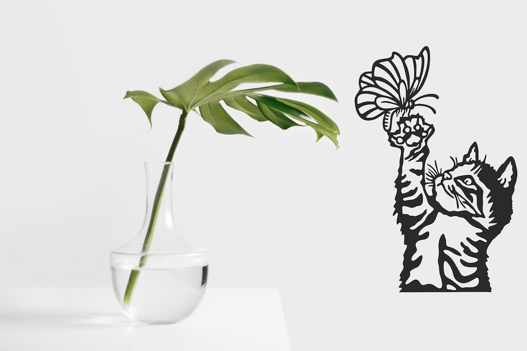 Cat SVG/DXF - Digital Download Pdf, Dxf, Cdr, Ai, Svg - Laser CNC ...