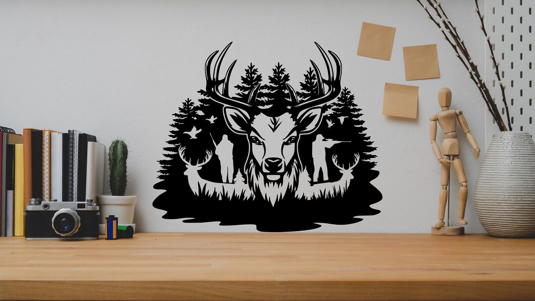 Deer SVG/DXF - Digital Download Pdf, Dxf, Cdr, Ai, Svg - Laser CNC ...