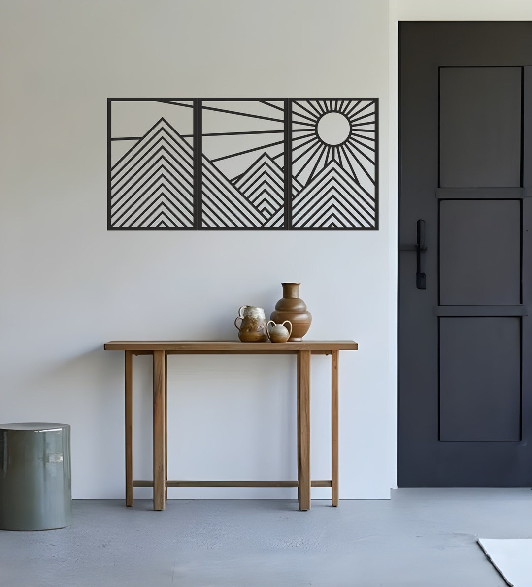 Mountain SVG Files - Mountain DXF Files - Sun Dxf Files - Sun Svg Files ...