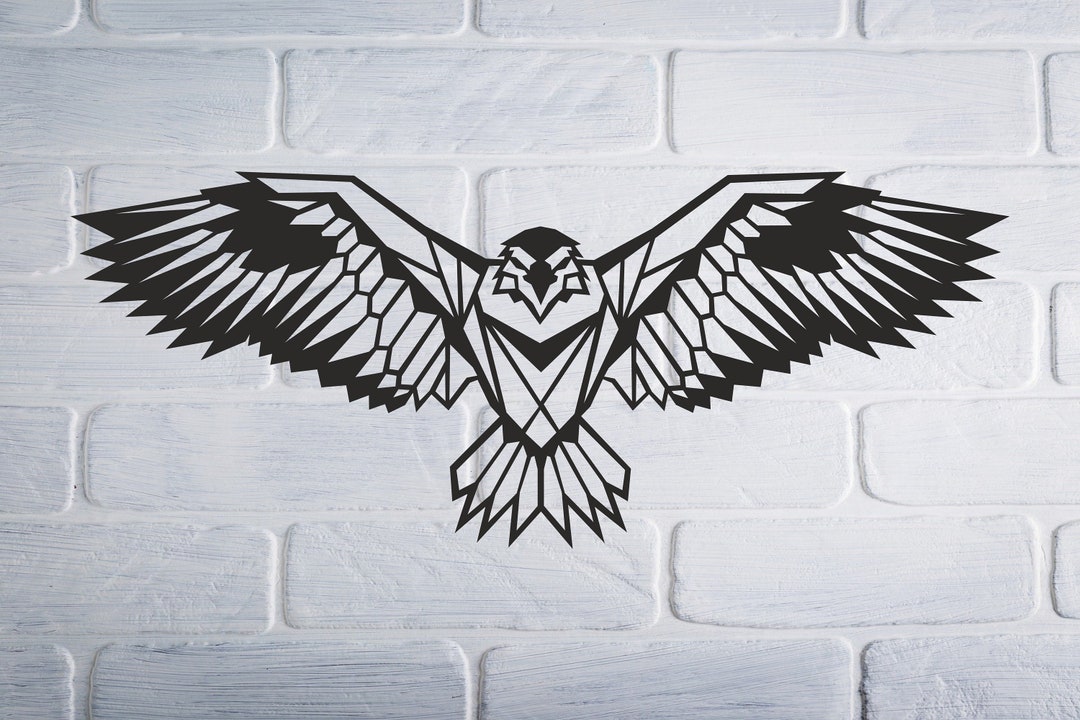 Geometric Eagle SVG/DXF - Digital Download (dxf, Svg, Pdf, Cdr, Ai ...