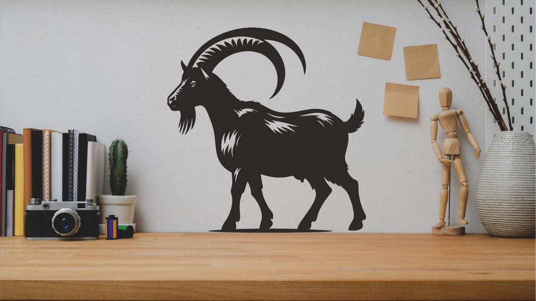 Goat SVG/DXF - Digital Download (dxf, Svg, Pdf, Cdr, Ai) - Laser CNC ...