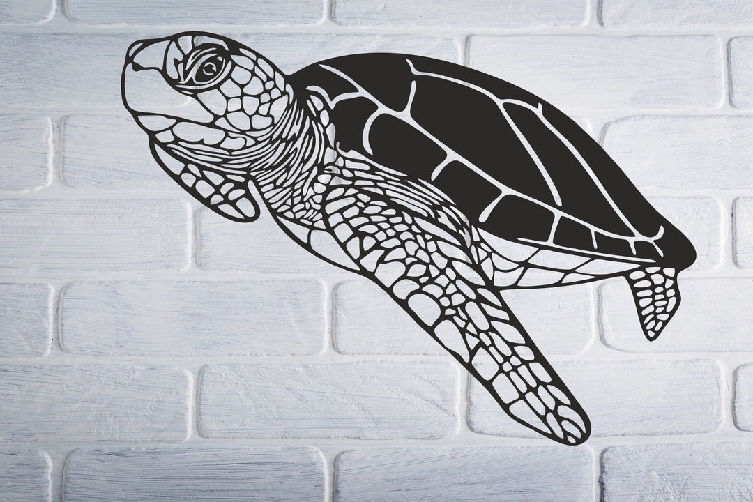 Tortoise SVG/DXF - Digital Download Pdf, Dxf, Cdr, Ai, Svg - Laser CNC ...