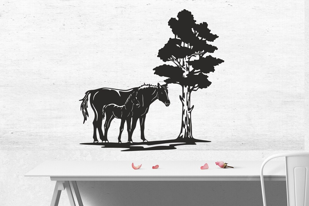 Pferd SVG / DXF Digitaler Download Pdf, Dxf, Cdr, Ai, svg Laser CNC ...