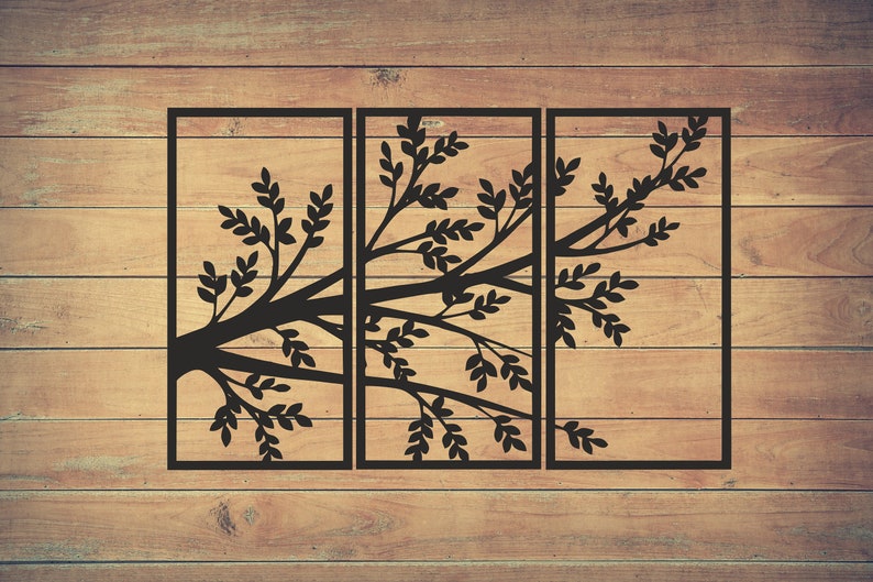 Tree Panel SVG/DXF Digital Download Svg,dxf,pdf,ai,cdr Laser Cnc Plasma ...