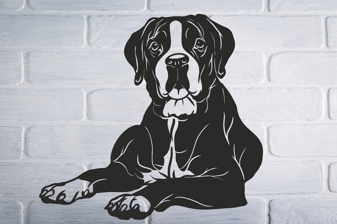 Dog SVG/DXF - Digital Download Pdf, Dxf, Cdr, Ai, Svg - Laser CNC ...