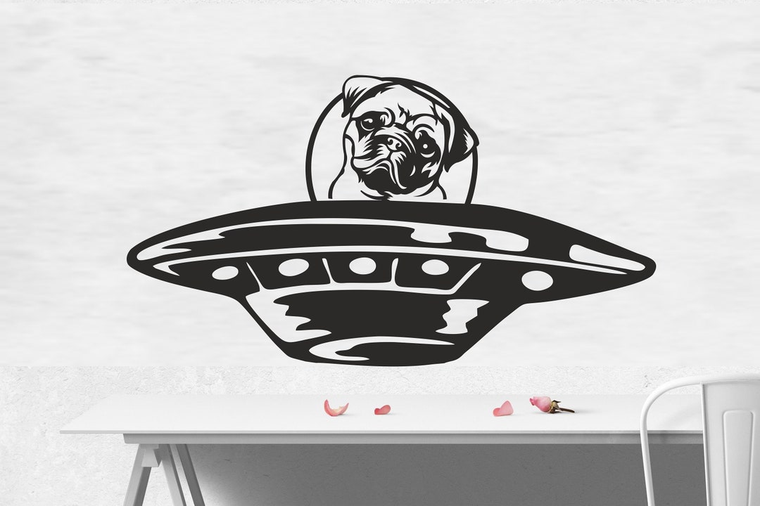 UFO SVG/DXF - Dog Dxf/svg Digital Download Svg,dxf,pdf,ai,cdr -laser ...