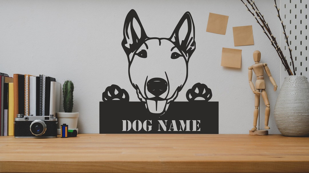 Bull Terrier Dog SVG/DXF - Digital Download Pdf, Dxf, Cdr, Ai, Svg ...