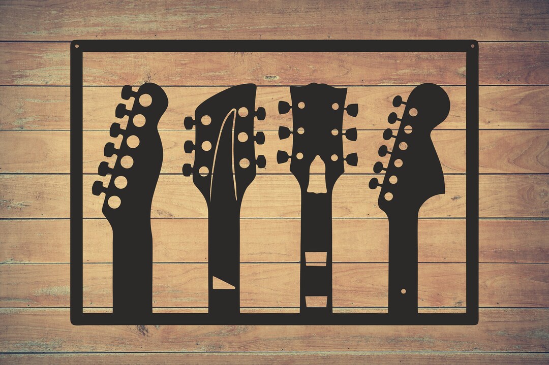 Guitar SVG/DXF - Digital Download (dxf, Svg, Pdf, Cdr, Ai) - Laser CNC ...