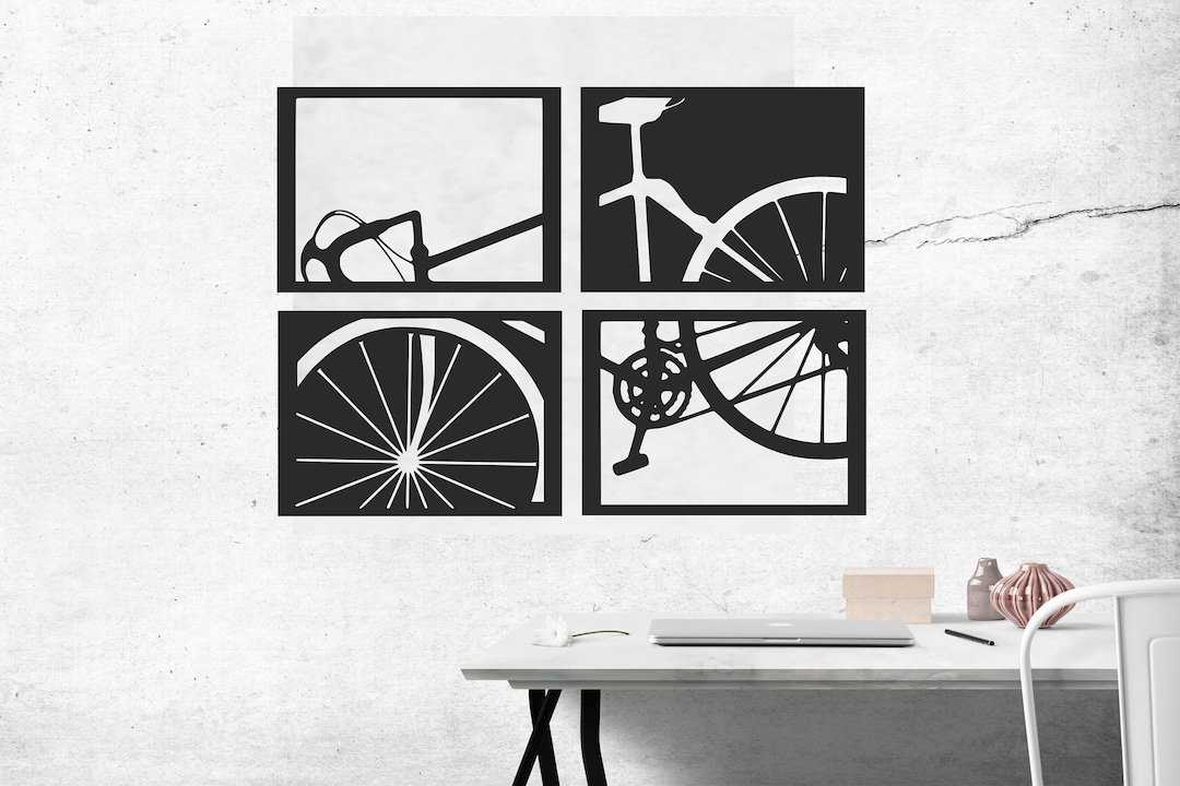 Bicycle SVG/DXF - Digital Download Svg,dxf,pdf,ai,cdr - Laser Cnc ...