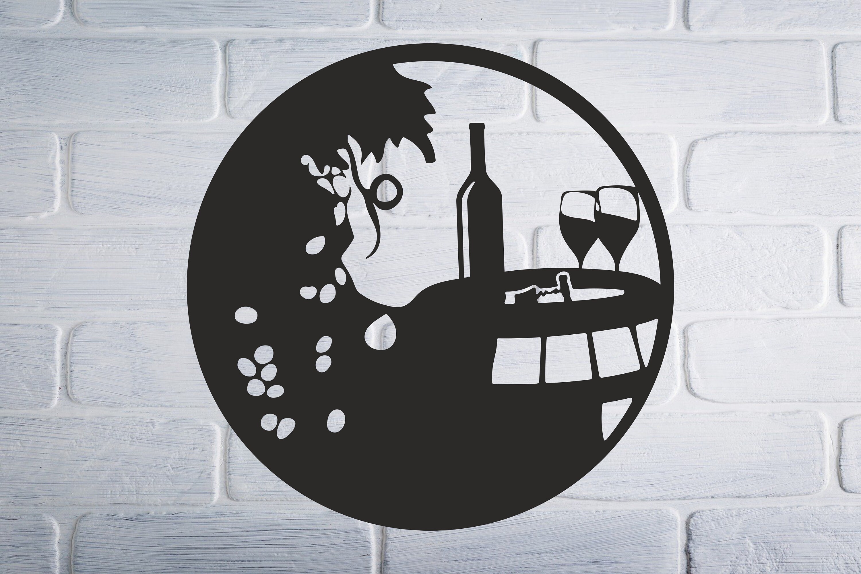 Wine SVG/DXF Digital Download Svg,dxf,pdf,ai,cdr Laser Cnc Plasma ...