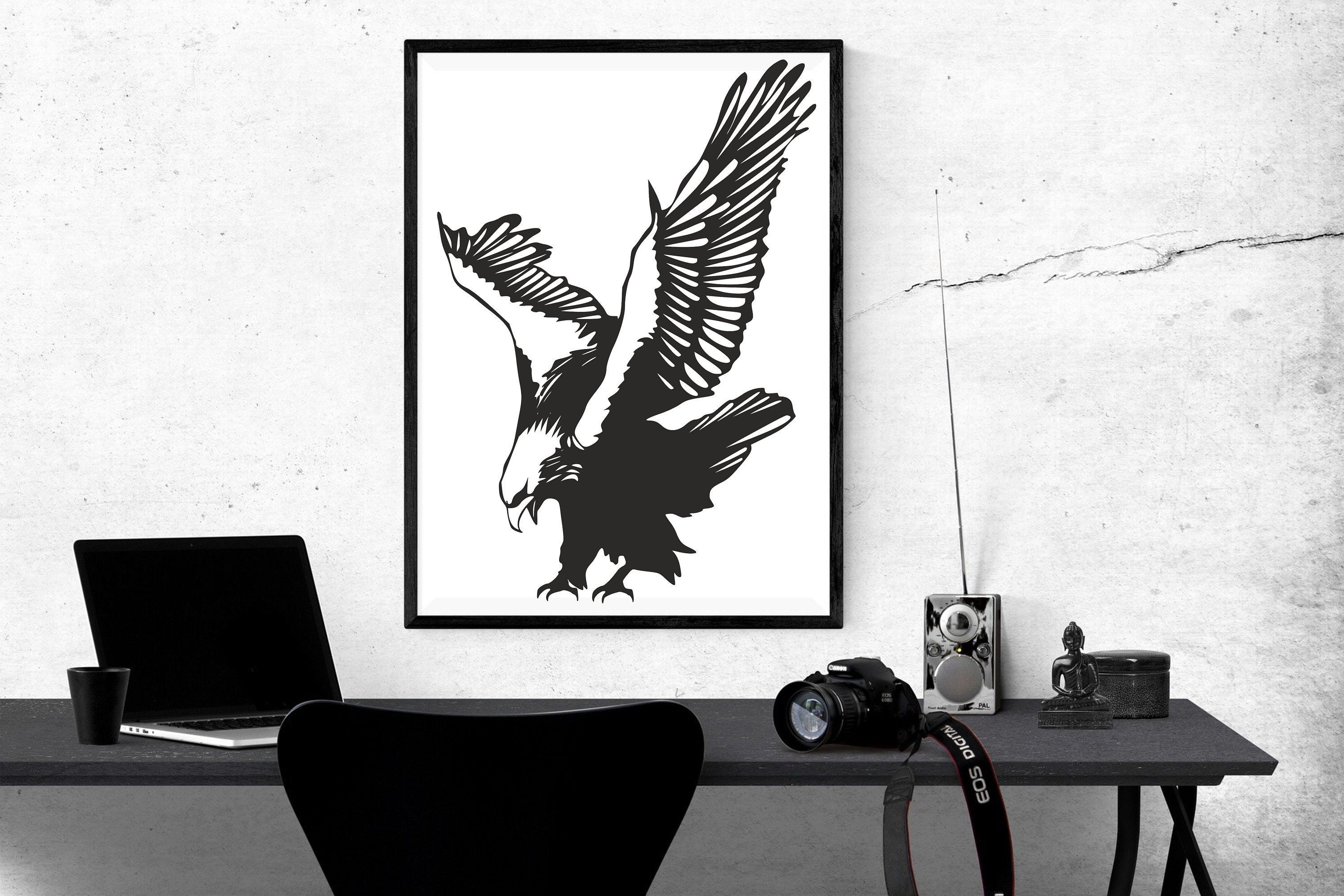 Eagle SVG/DXF Digital Download dxf, Svg, Pdf, Cdr, Ai Laser CNC Plasma ...