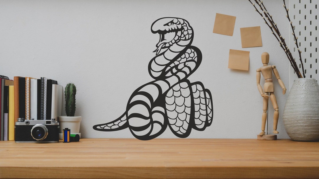 Snake SVG/DXF - Digital Download (dxf, Svg, Pdf, Cdr, Ai) - Laser CNC ...