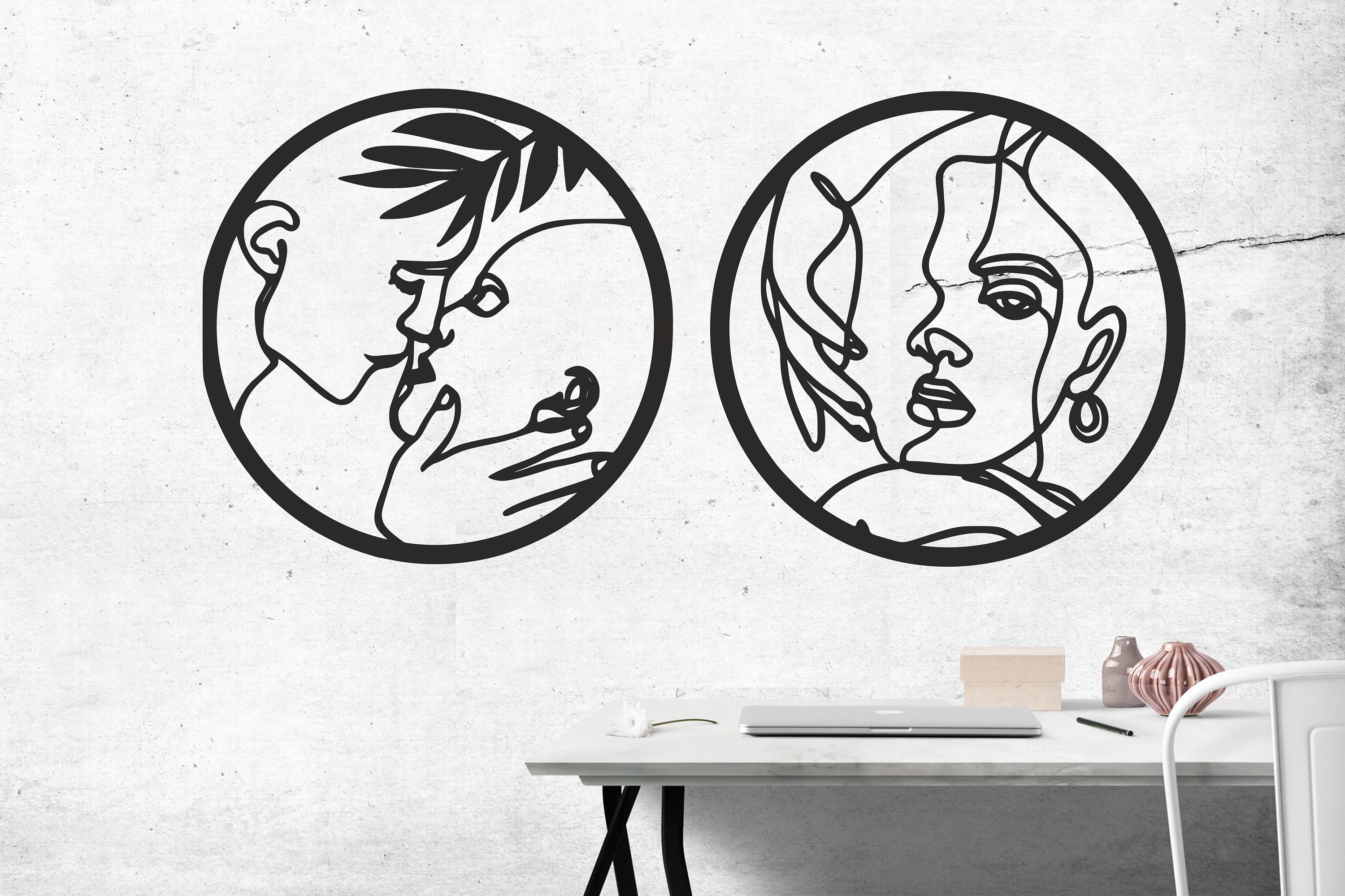 Line Art SVG/DXF - Digital Download (dxf, Svg, Pdf, Cdr, Ai) - Laser ...