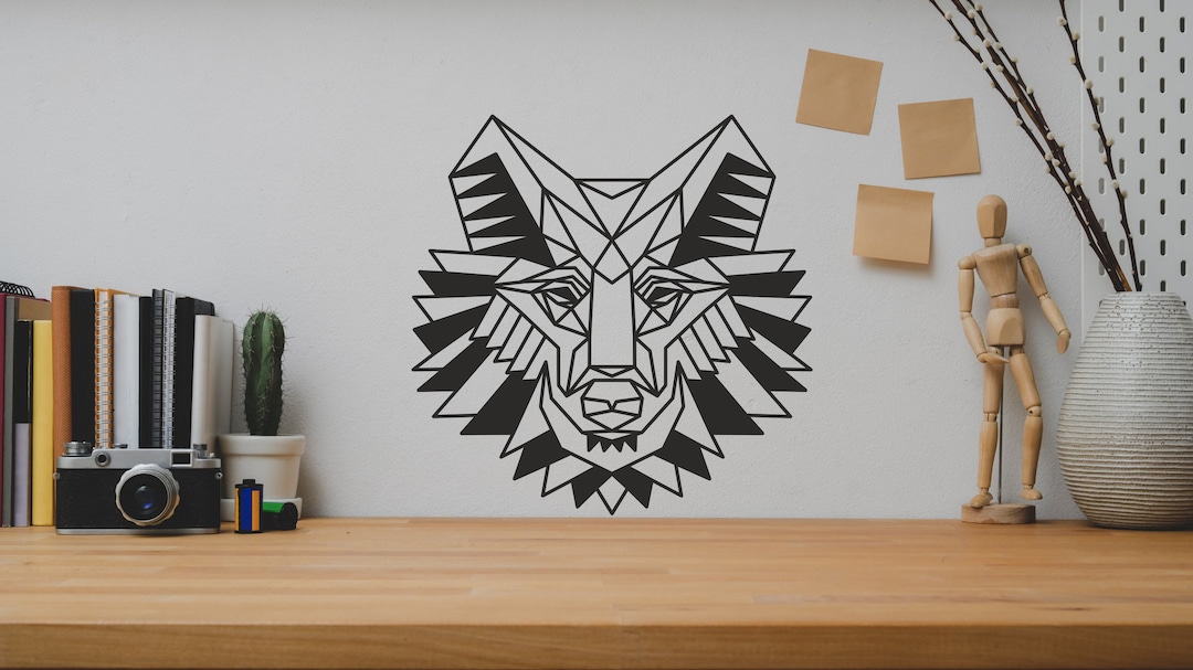 Geometric Fox SVG/DXF - Digital Download Pdf, Dxf, Cdr, Ai, Svg - Laser ...