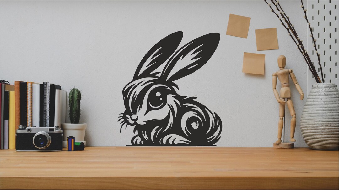 Rabbit SVG/DXF - Digital Download Pdf, Dxf, Cdr, Ai, Svg - Laser CNC ...