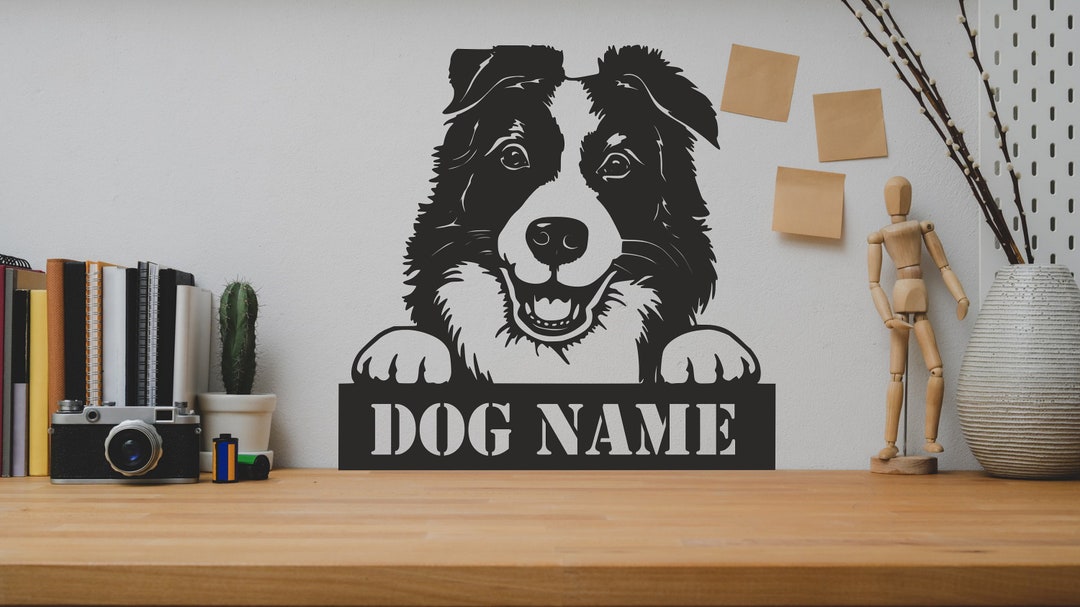 Border Collie Dog SVG/DXF - Digital Download Pdf, Dxf, Cdr, Ai, Svg ...
