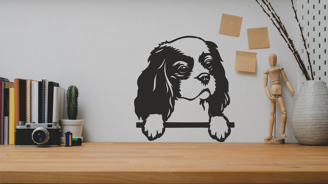 American Cocker Spaniel Peeking Dog SVG/DXF - Digital Download (dxf ...