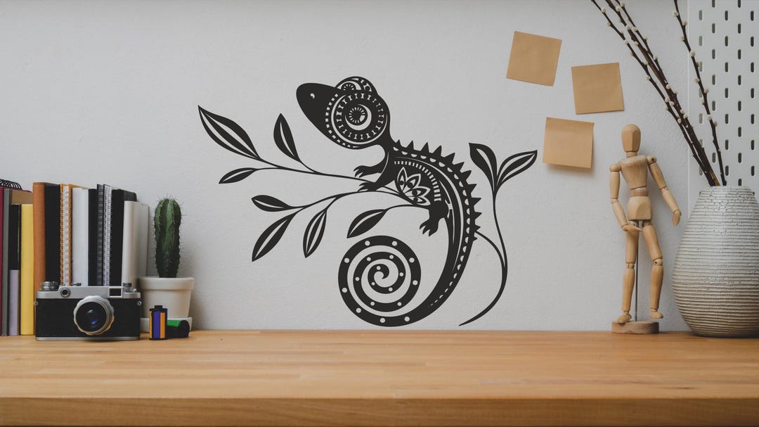 Gecko SVG/DXF - Digital Download Pdf, Dxf, Cdr, Ai, Svg - Laser CNC ...