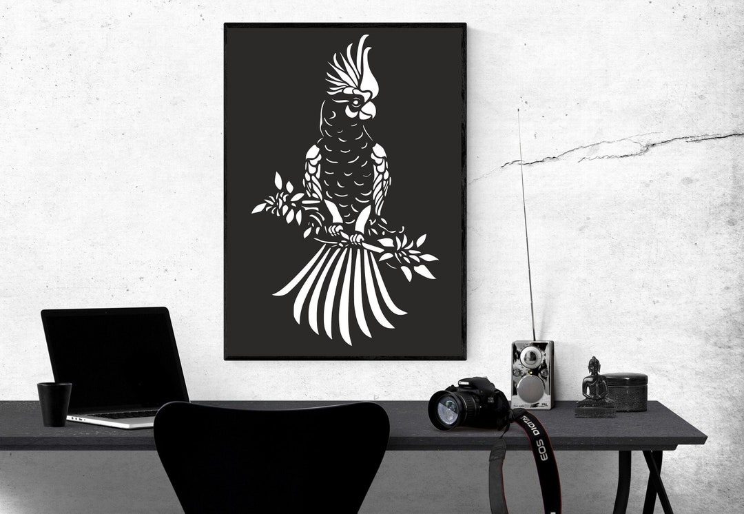 Parrot SVG/DXF - Digital Download (dxf, Svg, Pdf, Cdr, Ai) - Laser CNC ...