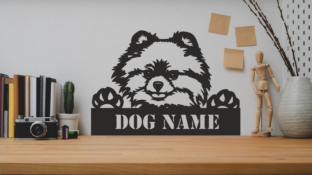 Pomeranian Dog SVG/DXF - Digital Download Pdf, Dxf, Cdr, Ai, Svg ...