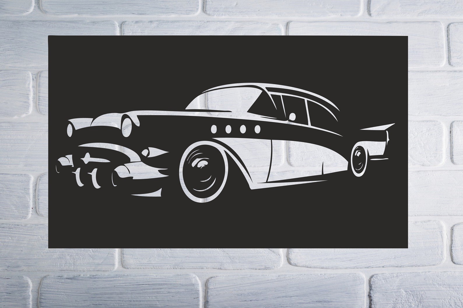 Classic Car SVG/DXF Digital Download dxf, Svg, Pdf, Cdr, Ai Laser CNC ...