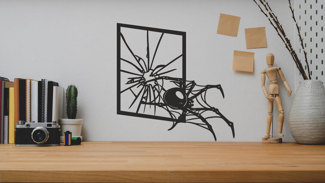 Spider SVG/DXF - Digital Download Pdf, Dxf, Cdr, Ai, Svg - Laser CNC ...