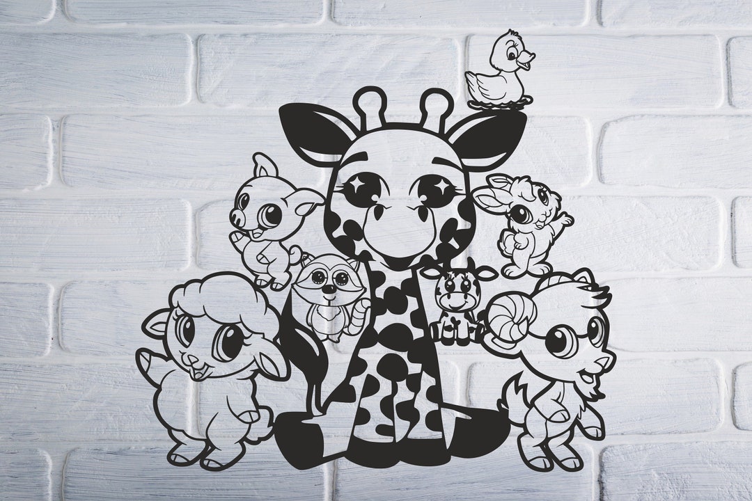 Animal SVG/DXF - Digital Download Pdf, Dxf, Cdr, Ai, Svg - Laser CNC ...