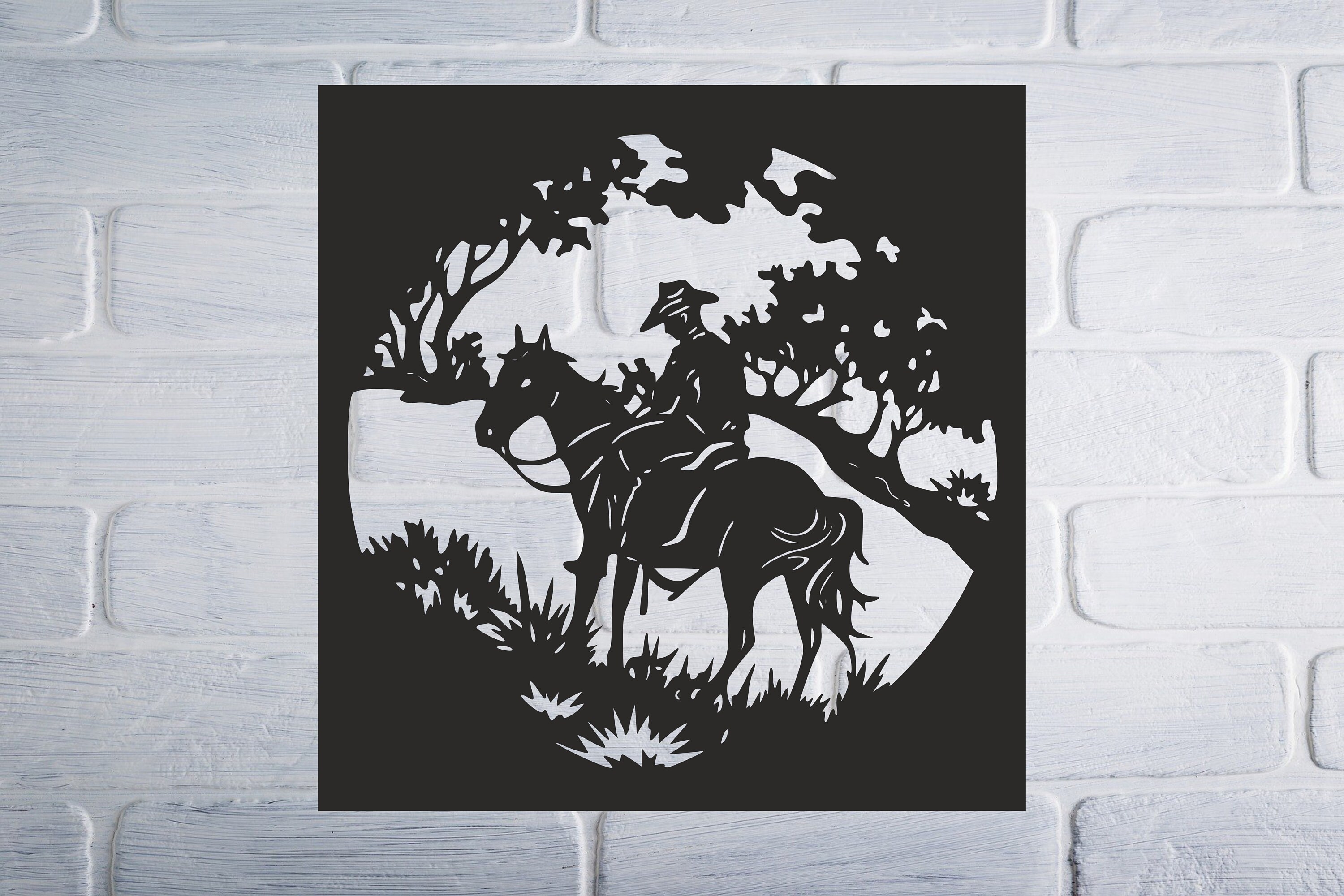 Cowboy SVG/DXF - Digital Download Svg,dxf,pdf,ai,cdr - Laser Cnc Plasma ...
