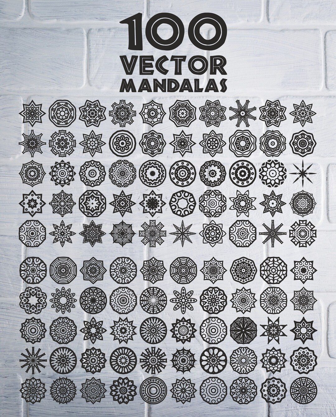 Mandala SVG Bundle - Digital Download (dxf, Svg, Pdf, Cdr, Ai) - Laser ...