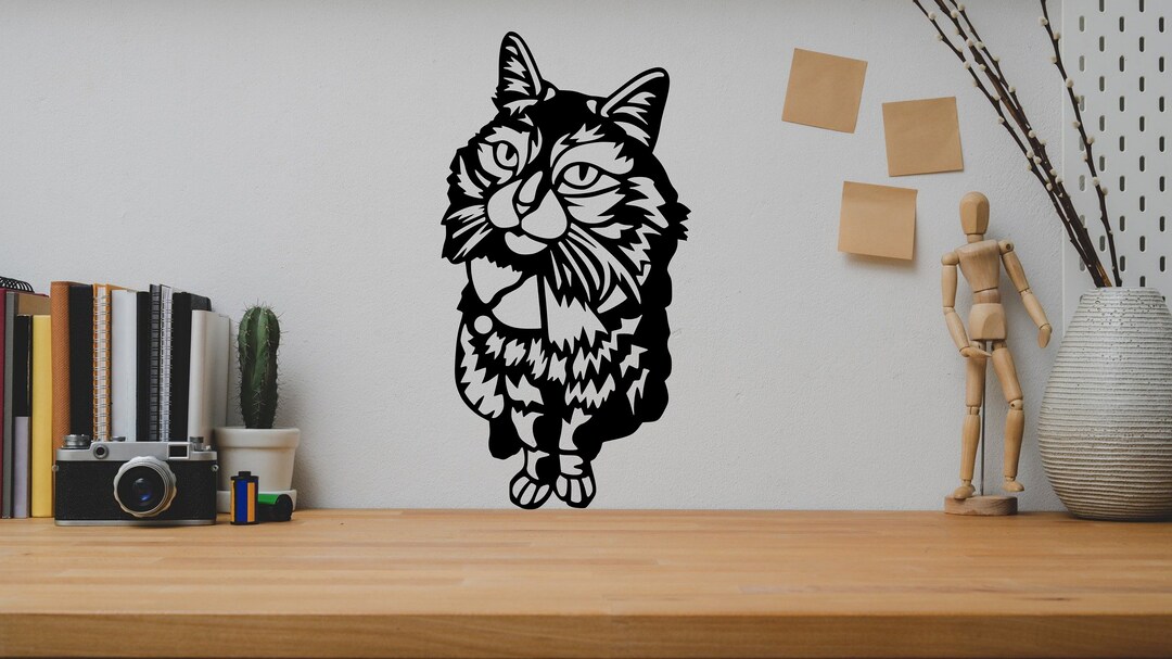 Cat SVG/DXF - Digital Download Pdf, Dxf, Cdr, Ai, Svg - Laser CNC ...