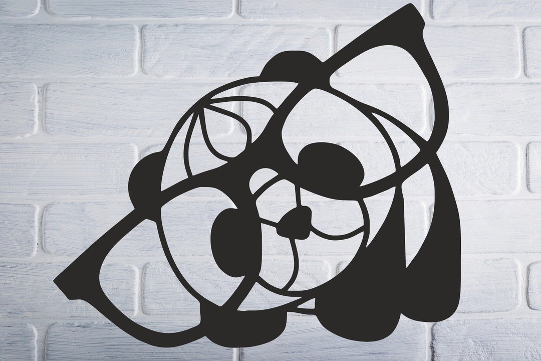 Panda SVG/DXF - Digital Download (Dxf, Svg, Pdf, Cdr, Ai) - Laser CNC ...