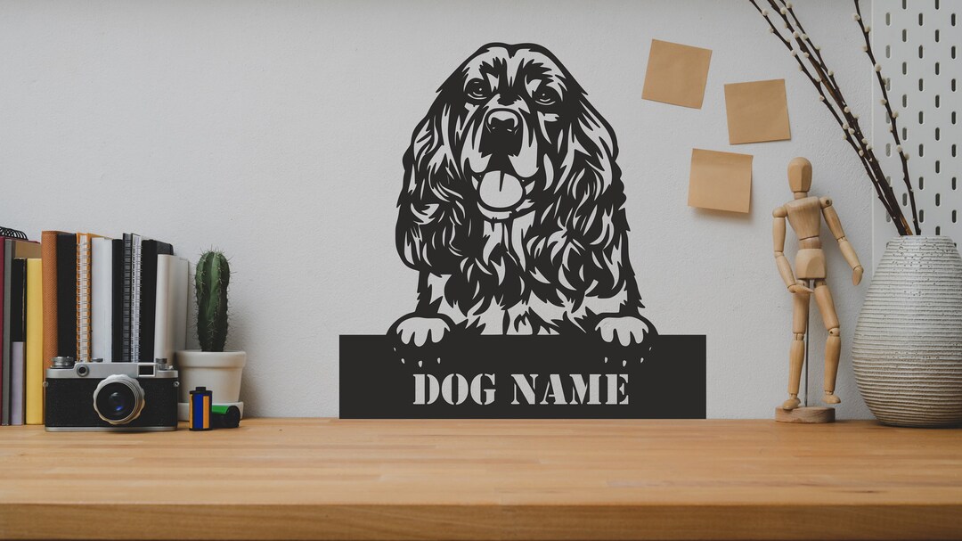 Cocker Spaniel Dog SVG/DXF - Digital Download Pdf, Dxf, Cdr, Ai, Svg ...
