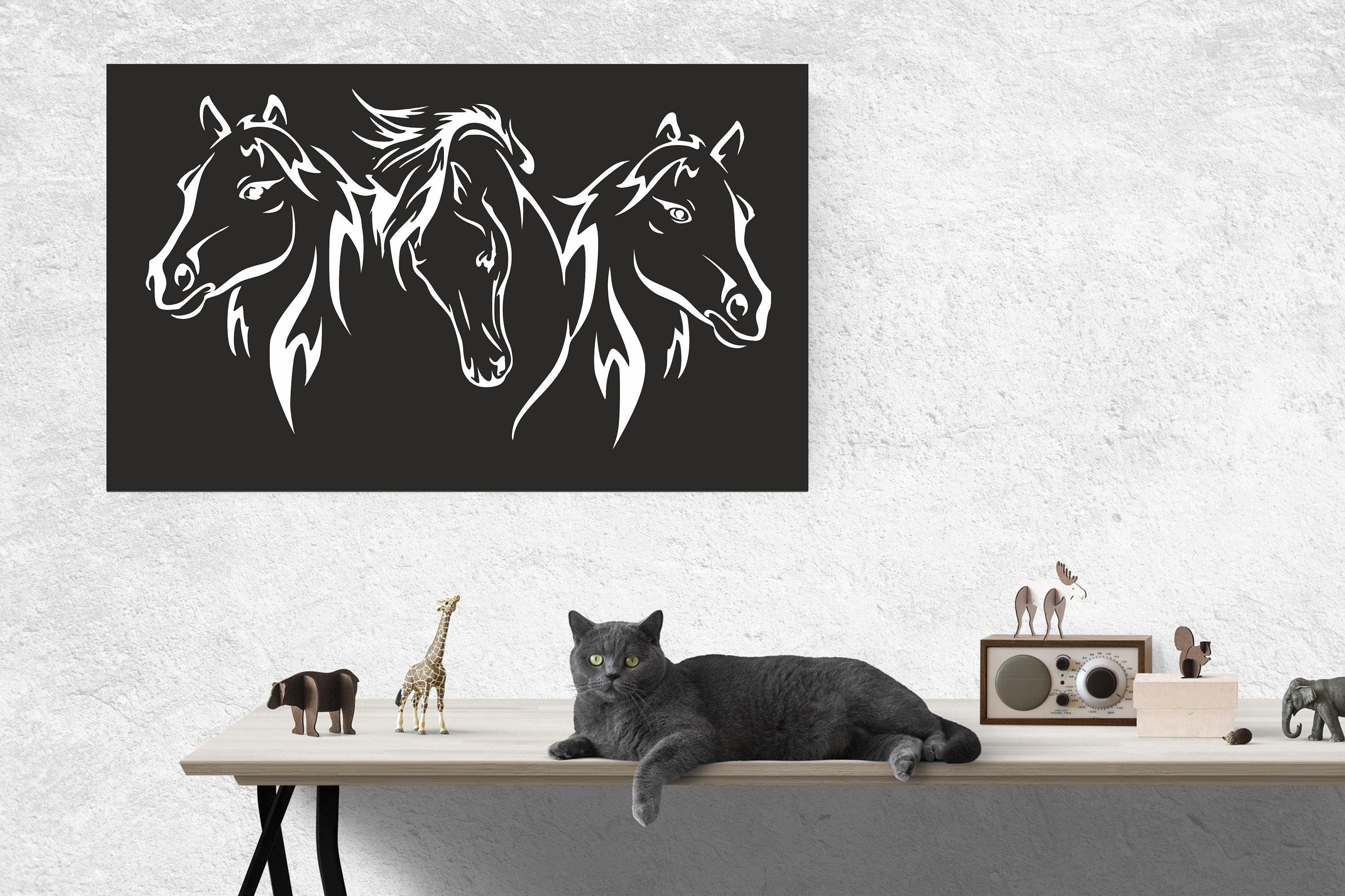 Caballo SVG/DXF Descarga digital Pdf Dxf Cdr Ai Svg - Etsy España