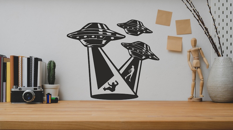 UFO SVG/DXF Mountain Dxf/svg Digital Download Svg,dxf,pdf,ai,cdr laser ...