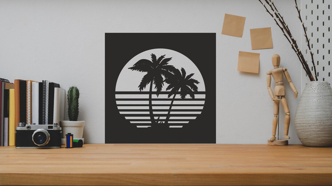 Palm Tree SVG/DXF - Digital Download Svg,dxf,pdf,ai,cdr - Laser Cnc ...