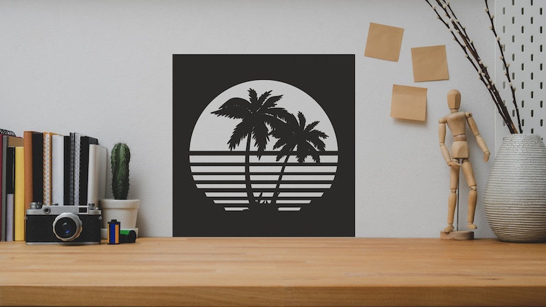 Palm Tree SVG/DXF Digital Download Svg,dxf,pdf,ai,cdr Laser Cnc Plasma ...