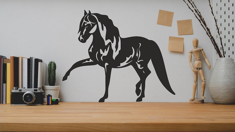 Caballo SVG/DXF Descarga digital Pdf, Dxf, Cdr, Ai, Svg Láser CNC ...