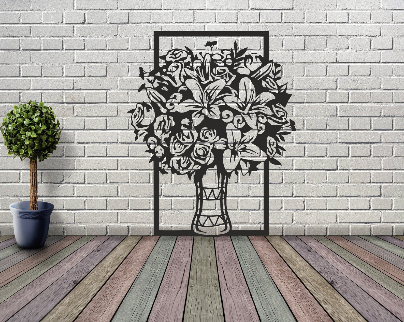 Flower SVG/DXF Digital Download dxf, Svg, Pdf, Cdr, Ai Laser CNC Plasma ...