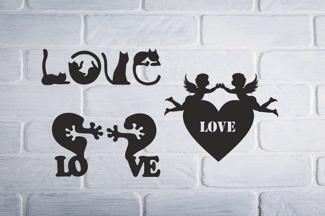 Valentine's Day SVG/DXF - Digital Download (dxf, Svg, Pdf, Cdr, Ai ...
