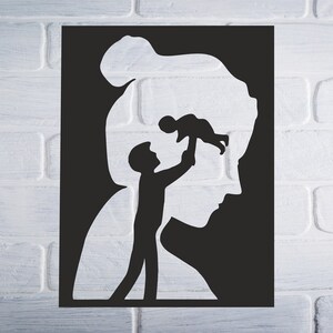 Family SVG/DXF - Digital Download (dxf, Svg, Pdf, Cdr, Ai) - Laser CNC ...